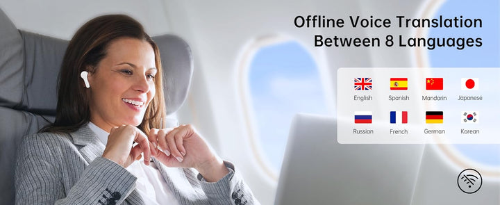 Wooask® M6 AI Off/Online Language Translator Earbuds – WOOASK