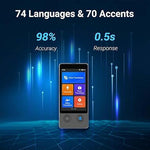 Wooask® W12 Off/Online AI Language Translator Device – WOOASK