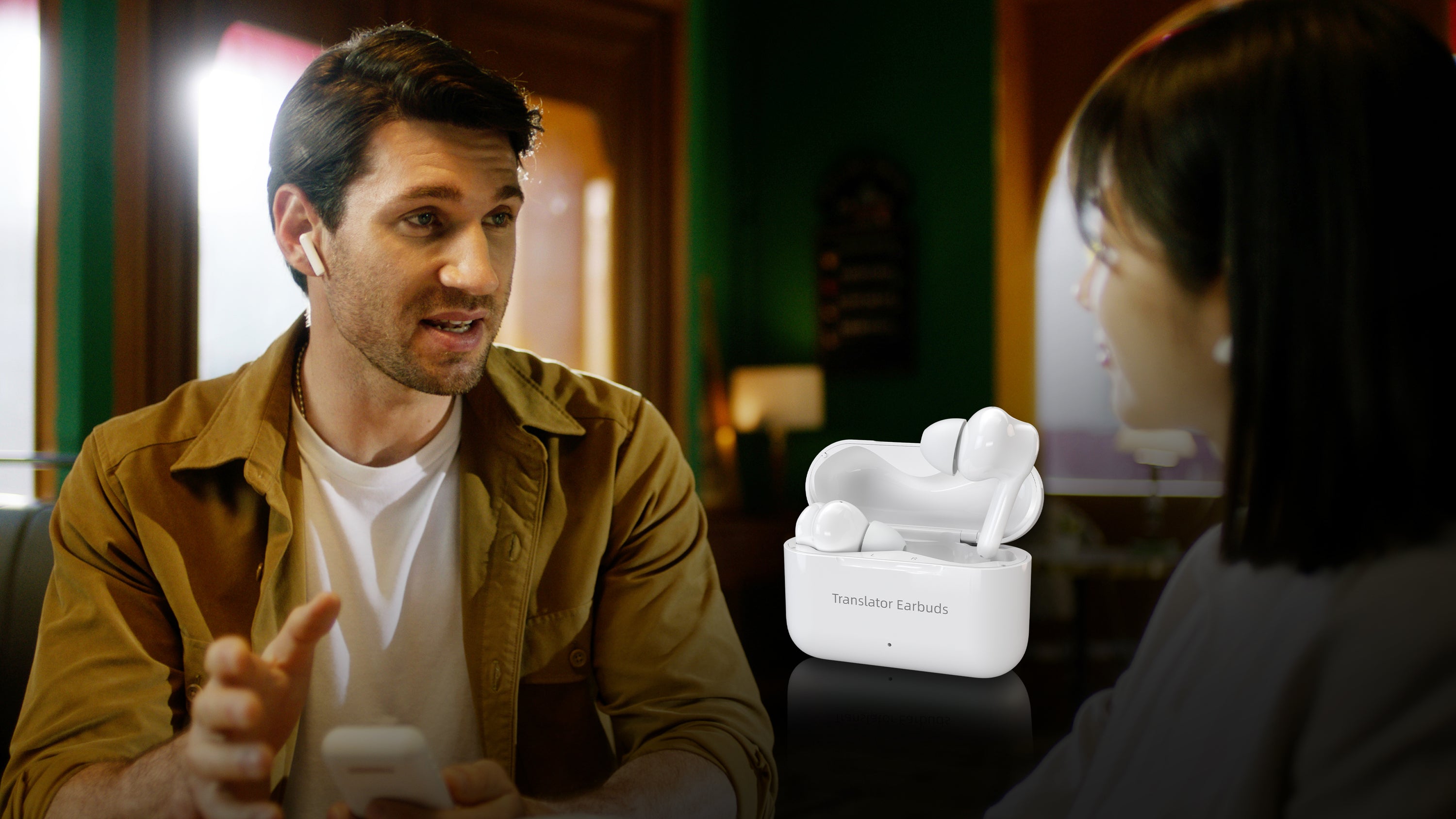 Wooask Official Store | AI Language Translator | Translator Earbuds A8 – WOOASK