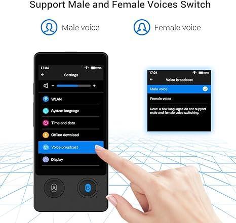 Wooask® W12 Off/Online AI Language Translator Device – WOOASK